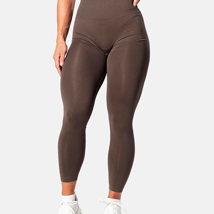 Köp Relode Prime Scrunch Tights, Brown | Gymgrossisten