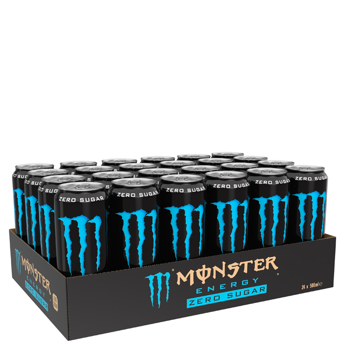 Köp 24 x Monster Energy 50 cl Absolutley Zero | Gymgrossisten