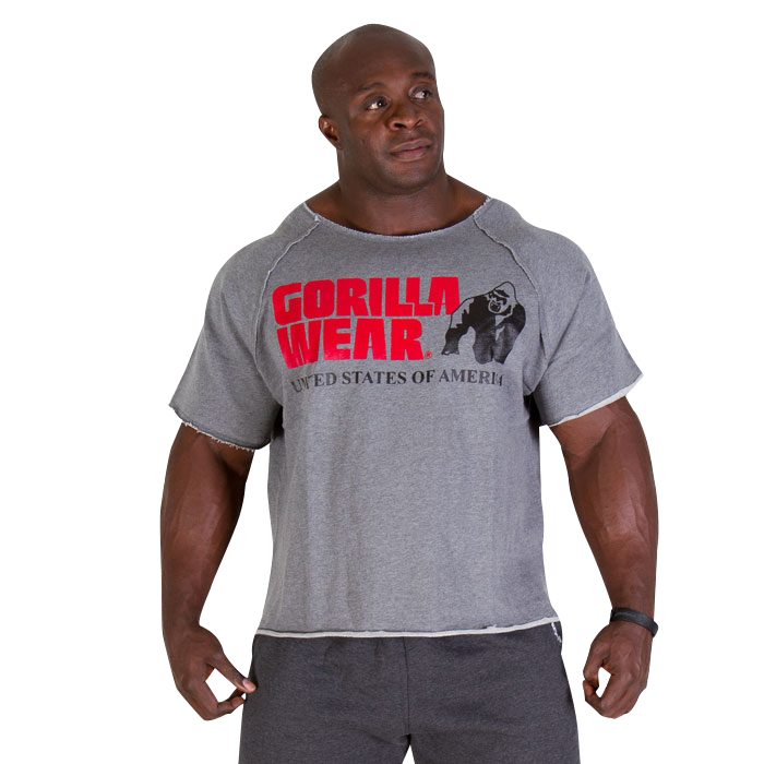 Köp Classic Workout Top, grey, XXL/XXXL | Gymgrossisten