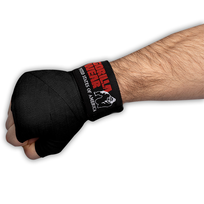Köp Boxing Hand Wraps, Black, 2,5 m | Gymgrossisten
