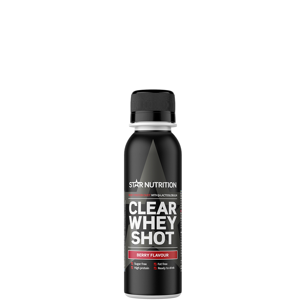 Köp Clear Whey Protein Shot, 100 ml, Berry - Gymgrossisten.com