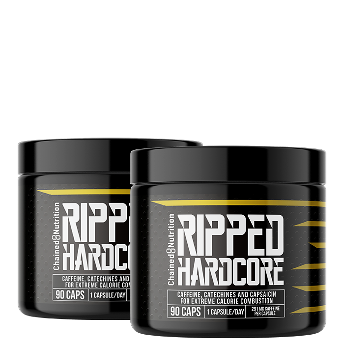 Köp 2 x Ripped Hardcore Fettförbrännare 90 Kapslar | Gymgrossisten