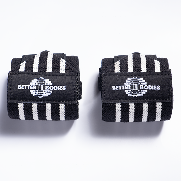 Köp Wrist Wraps 18 inch, Black/White | Gymgrossisten