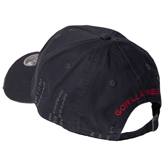 Köp Harrison Cap, Black/Red, OS | Gymgrossisten