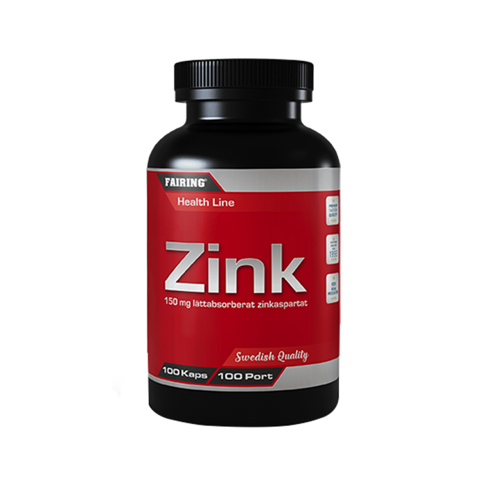 Köp Zink, 100 caps | Gymgrossisten