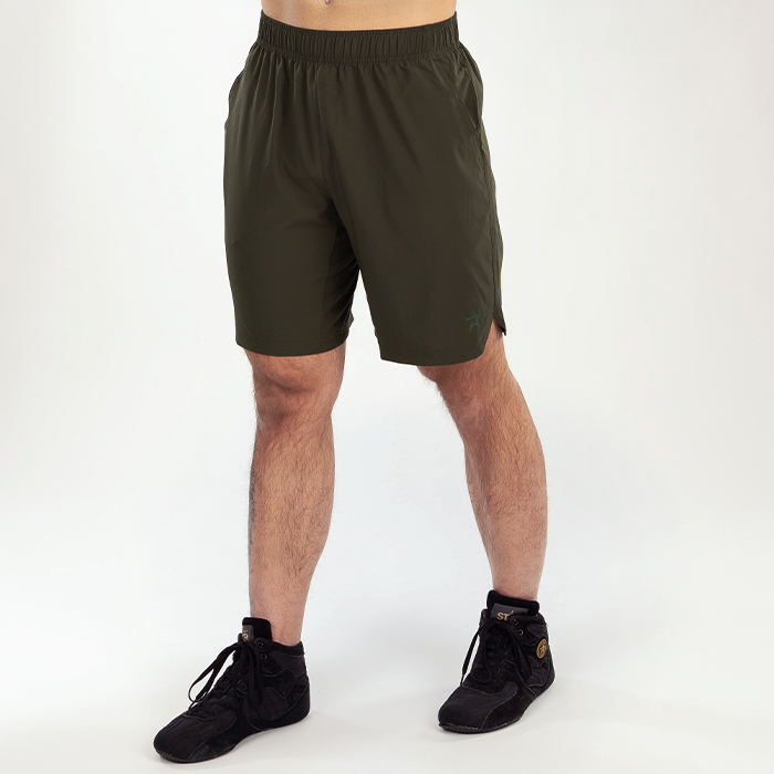 Köp Star Shorts, Dark Forest Green, L | Gymgrossisten