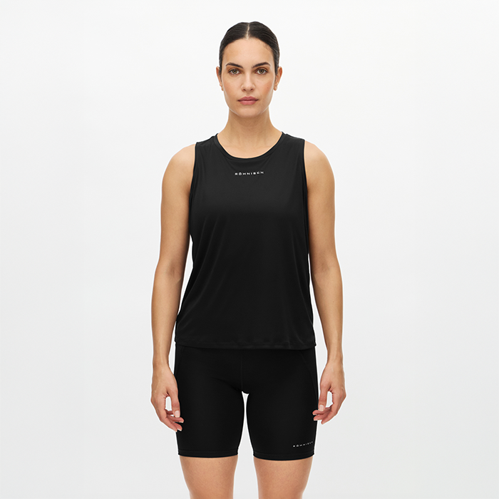 Köp Team Logo Tank Top, Black, L | Gymgrossisten