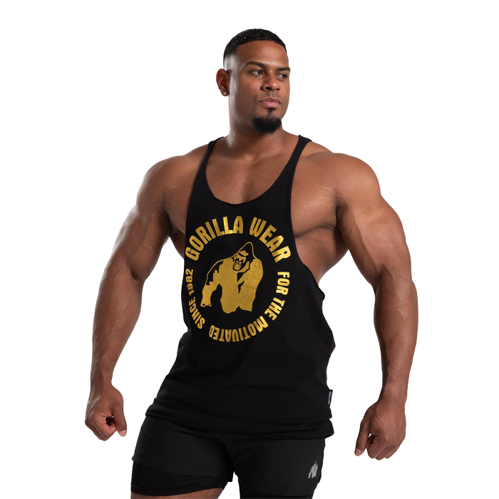 Köp Melrose Stringer, Black Gold, M - Gymgrossisten.com