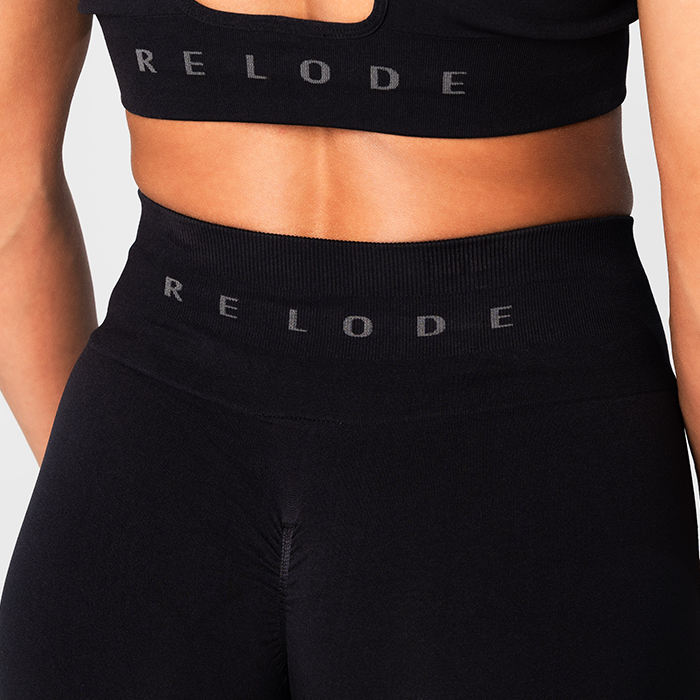 Köp Relode Prime Scrunch Tights, Black, M | Gymgrossisten