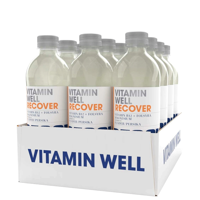 Köp 12 x Vitamin Well, 500ml, Recover - Gymgrossisten.com