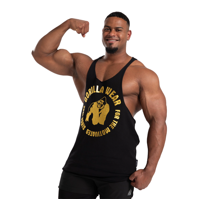 Köp Melrose Stringer, Black Gold, M - Gymgrossisten.com