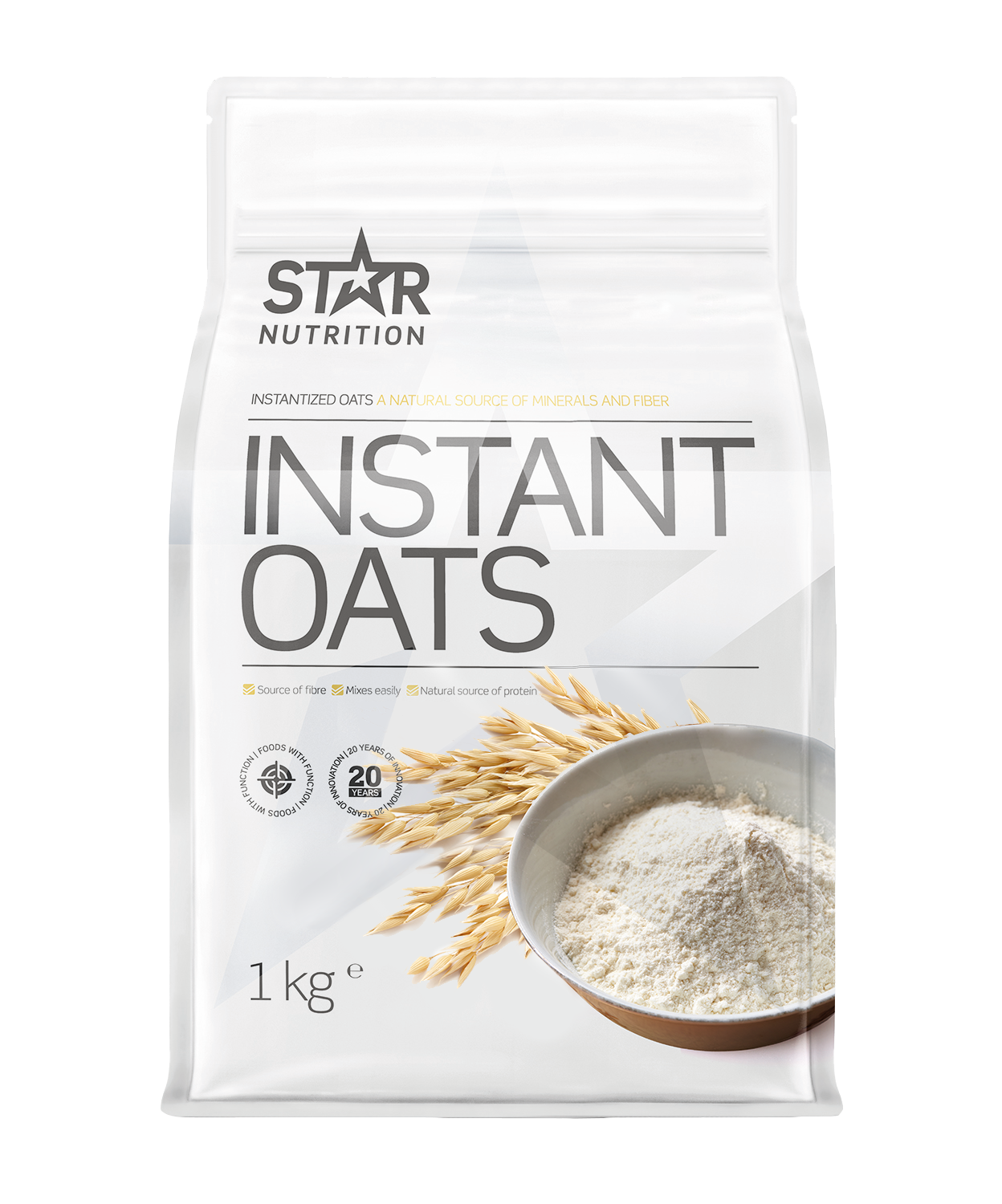 Köp Instant Oats, 1 kg | Gymgrossisten
