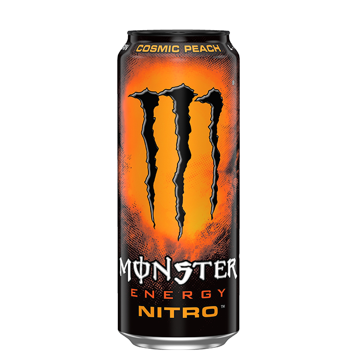 Köp 24 x Monster Energy, 50 cl, Nitro Cosmic Peach | Gymgrossisten