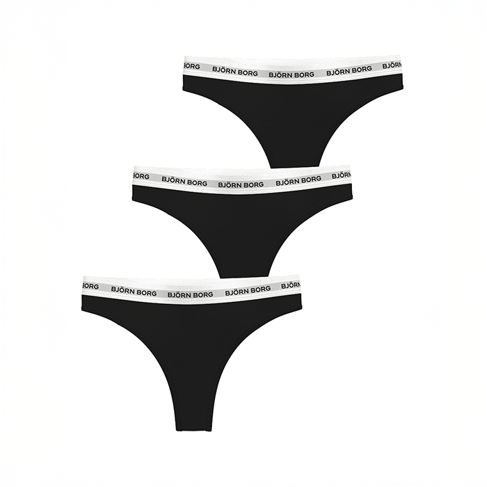 Köp Logo Thong 3p, Multipack 1, XL | Gymgrossisten